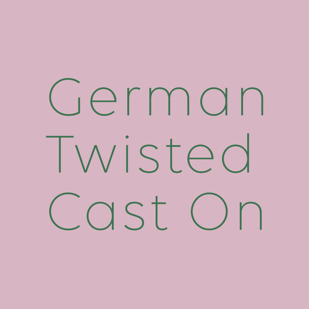 German Twisted Cast-On – Pom Pom Publishing