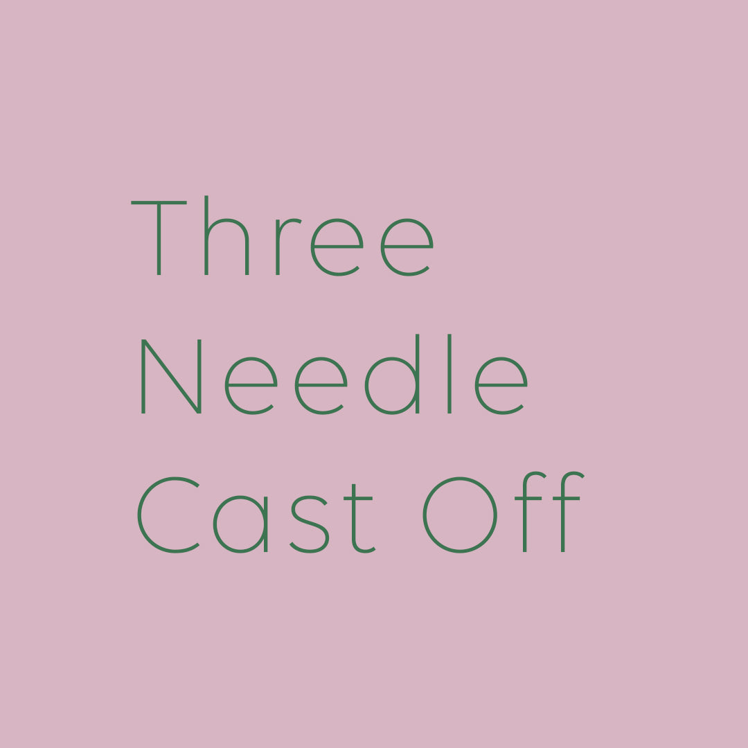 Three Needle Cast-Off – Pom Pom Publishing